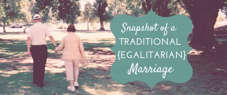 Snapshot of a Traditional Egalitarian Marriage | The Junia Project